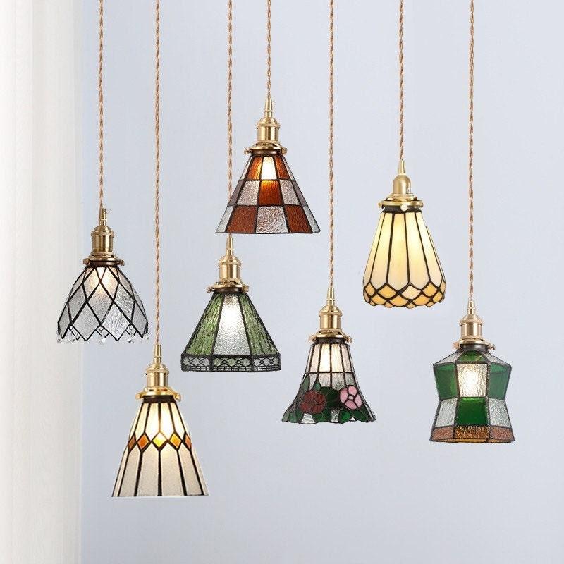 Stained glass light pendant store